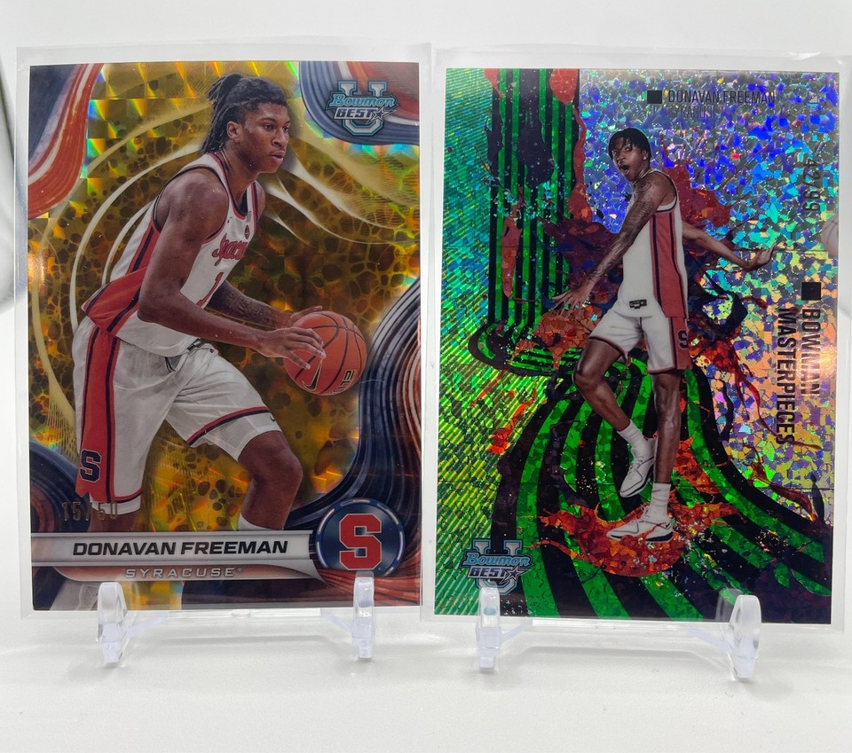 2024-25 Bowman U Chrome Donavan Freeman Gold Refractor /50 Green /99 ...