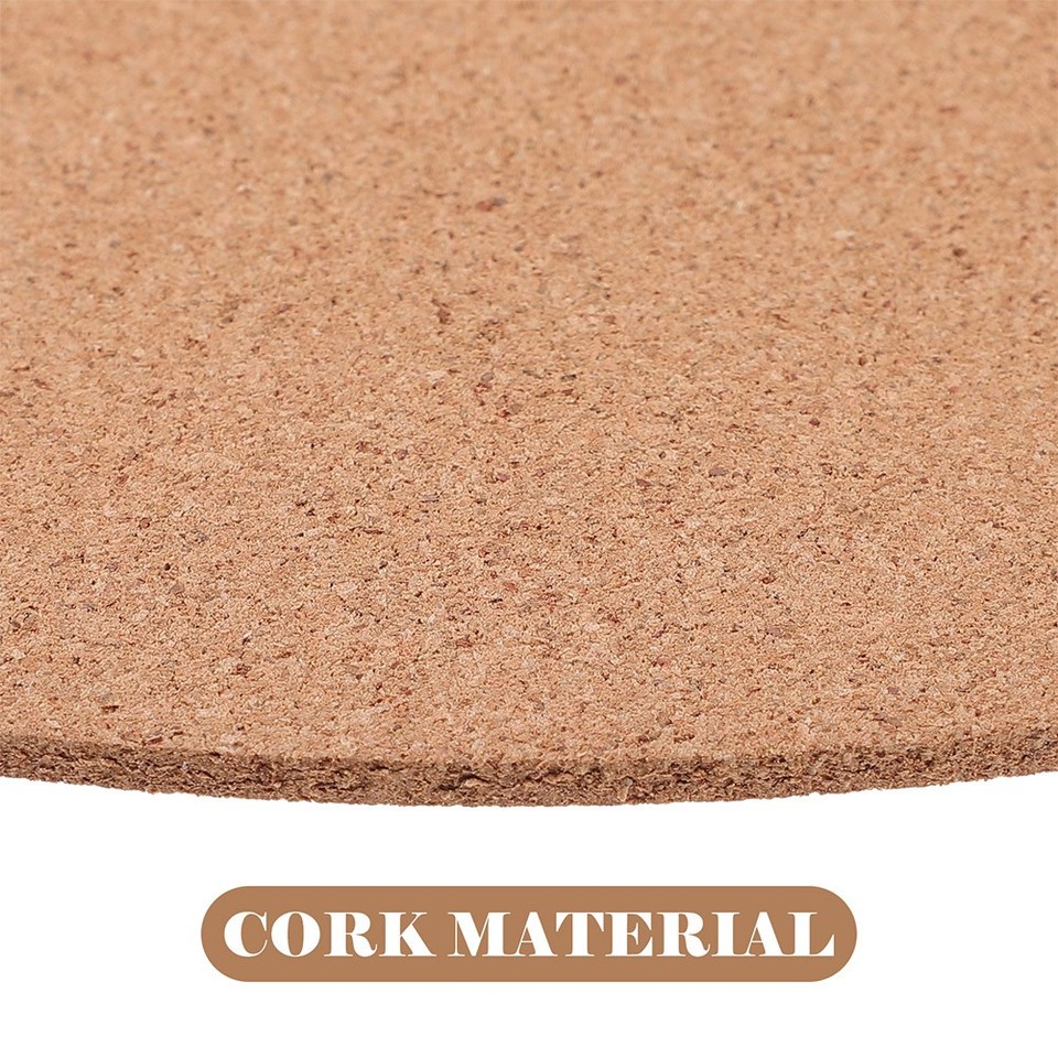 3 Pcs Cork Mats Record Pad Soft Platter Slipmat Rubber Turntable | eBay ...