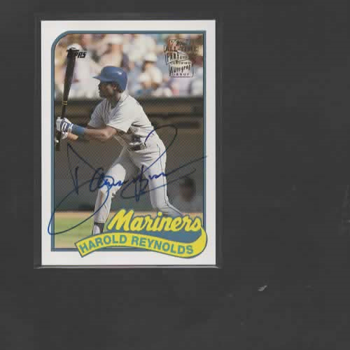 2004 Topps Fan Favorites HAROLD REYNOLDS AUTO Archives Autograph SP SSP ...
