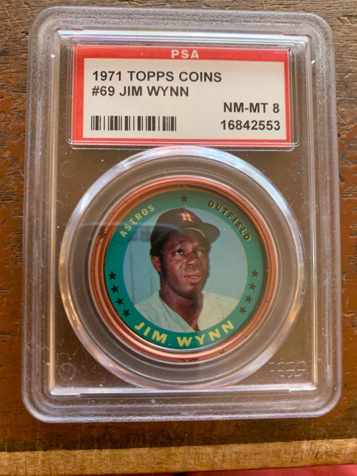 1971 TOPPS BASEBALL COINS #69 JIM WYNN PSA 8 | eBay