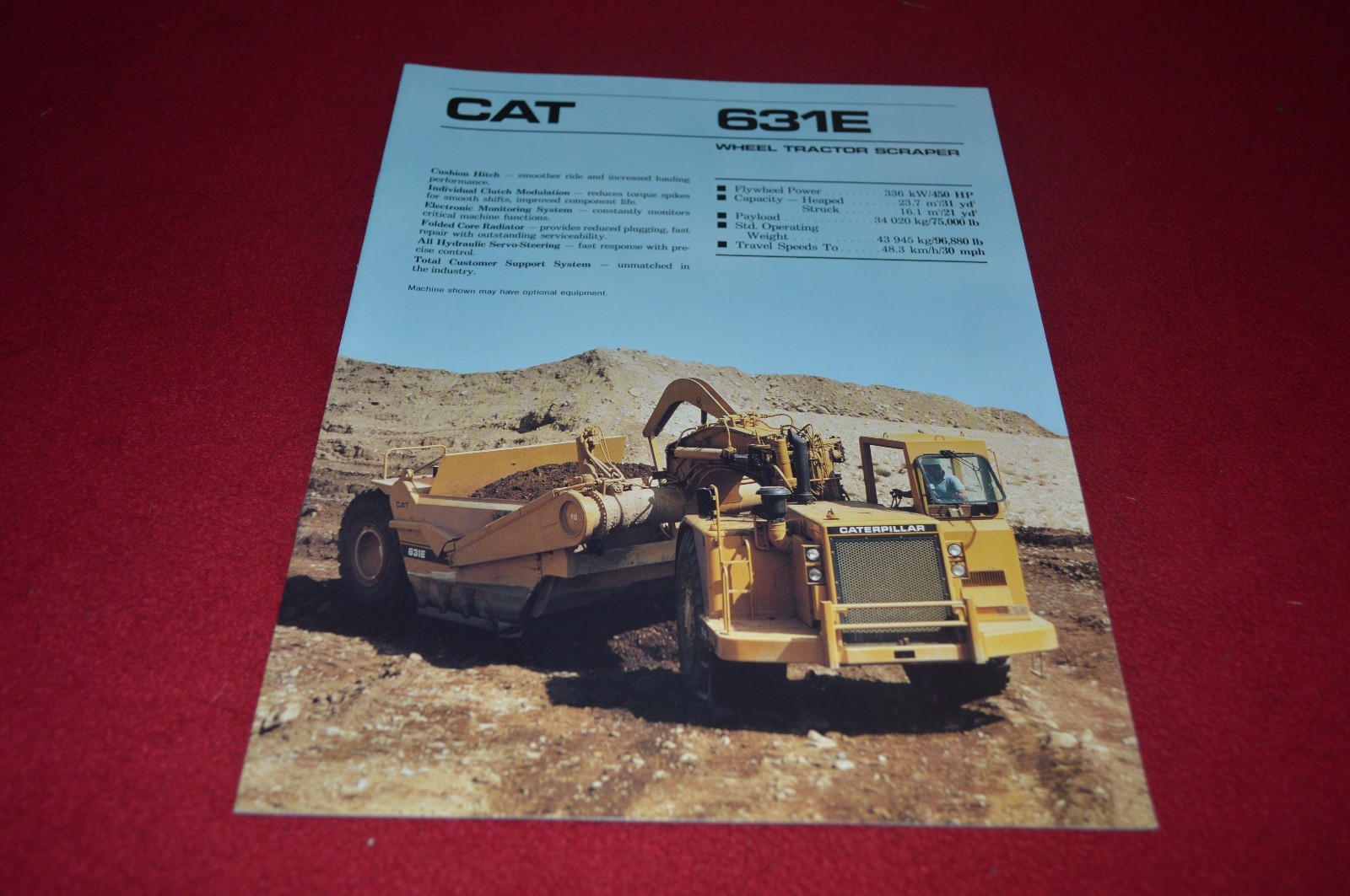 Caterpillar 631E Wheel Tractor Scraper Pan Dealer's Brochure DCPA6 | eBay