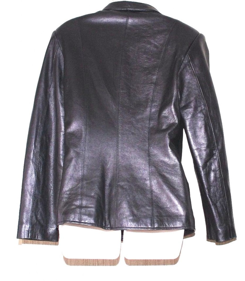FERRARA COLLECTION LEATHER BLACK SOFT INSULATED WOMEN JACKET SIZE:S | eBay