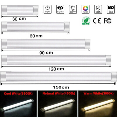 1FT 2FT 3FT 4FT 5FT LED Batten Tube Light Strip For Garage Workshop ...