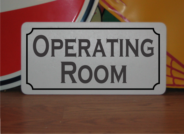 OPERATING ROOM Metal Sign 6x12 | eBay