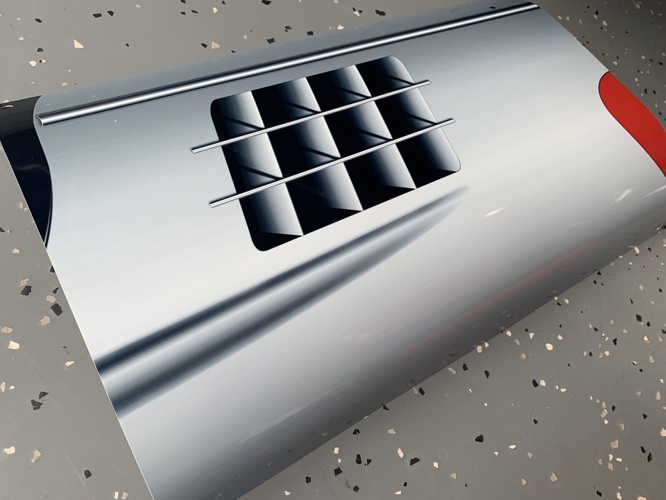 WOW!!!combo 3 Curved Mercedes 300SL Gullwing Fender Style Wall Decor ...