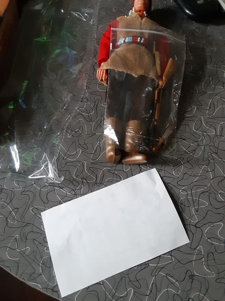 Lone Ranger Red Sleeves figure complete MINTY in bag w/ repro box ...