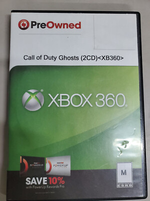Microsoft Xbox 360 Call of Duty Ghosts No manual Tested GS case | eBay