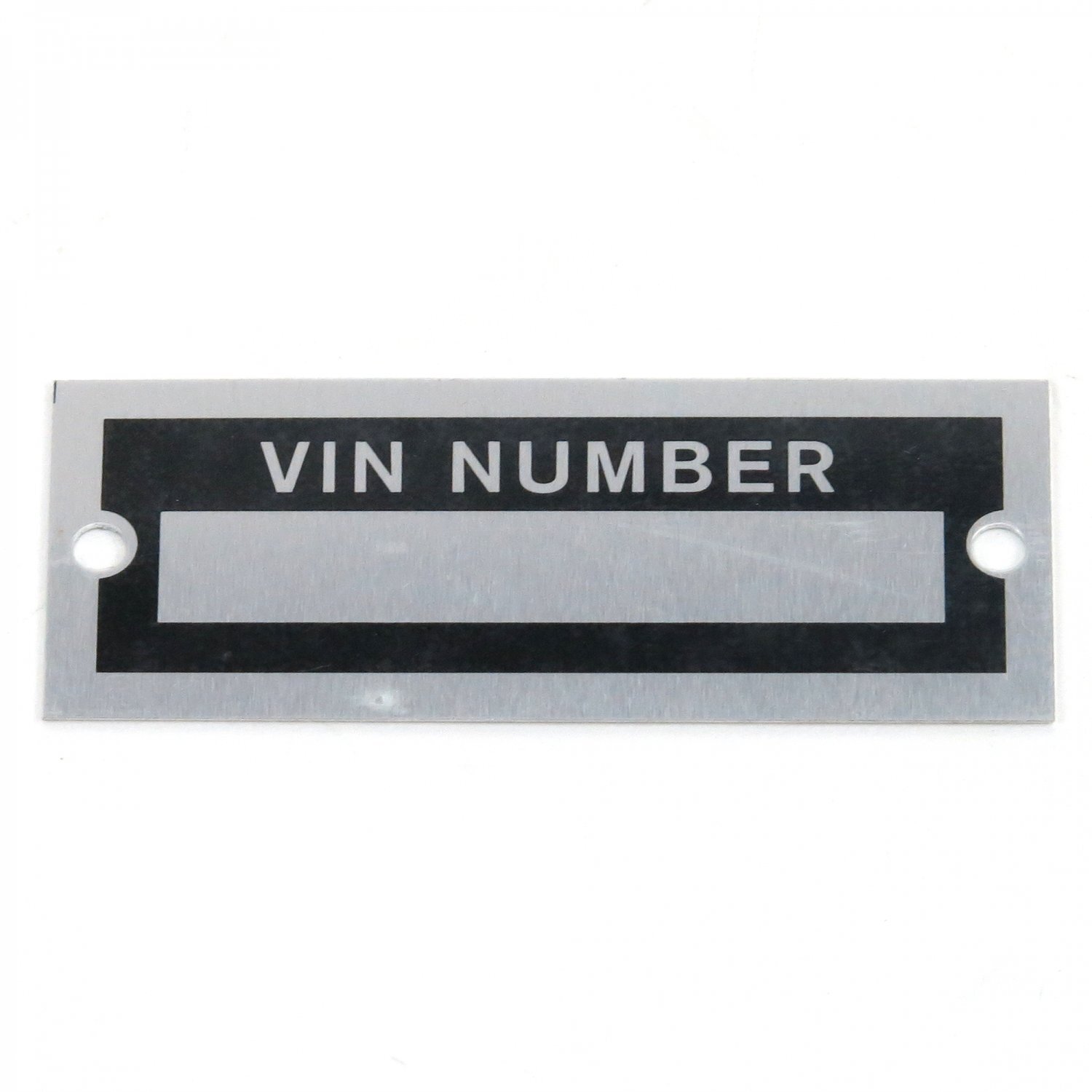 Data ID DATA PLATE Serial Tag 2 1/2" X 1". Fits Ford Chevy Plymouth ...