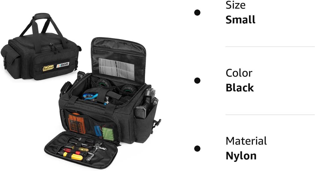 RC Car Storage Bag 1/14, 1/16, 1/18 RC Carry Bag Carrying Case with ...