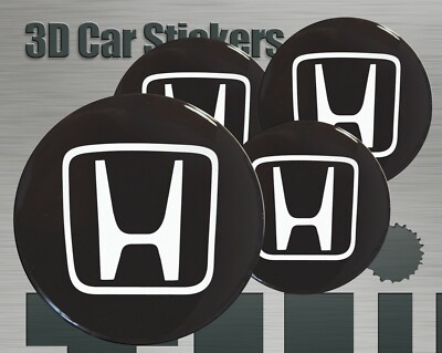 Wheel stickers Center Cap Logo Badge Wheel Trims Rims Decal Hubcaps 3D ...