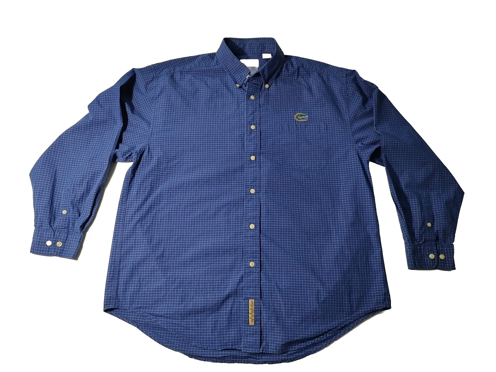 Vesi Sportswear Mens Florida Gator Button Down Blue C… - Gem