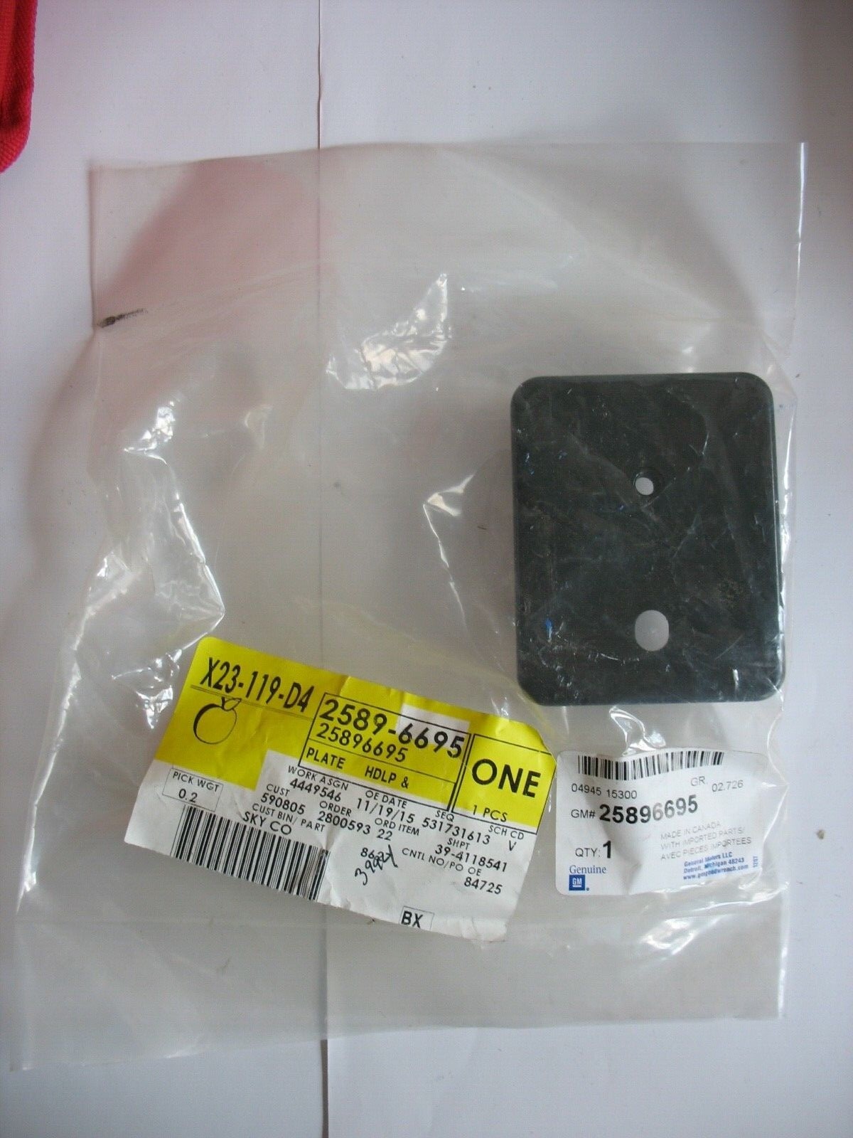 New NOS GM OEM Radiator Core Support-Mount Plate 25896695 | eBay