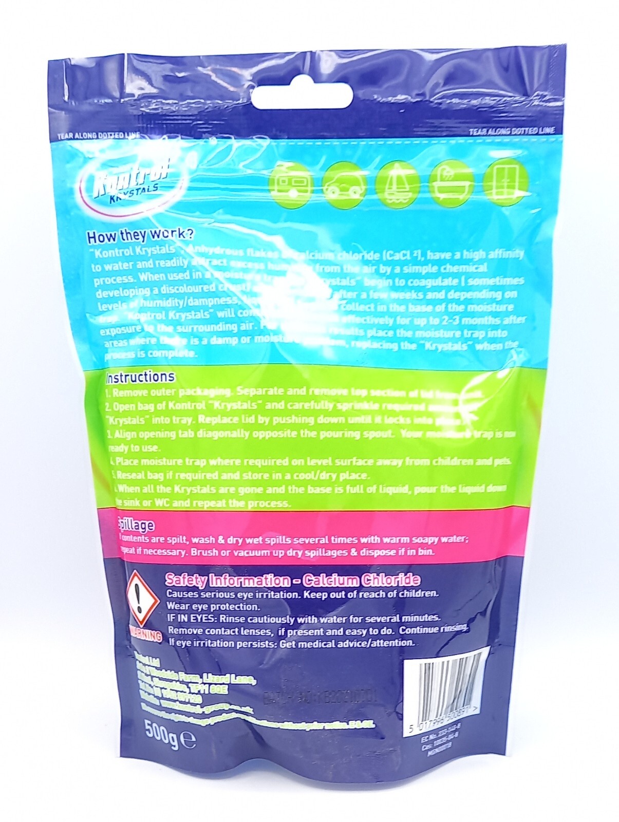 Moisture Trap Refill Kontrol Damp Mould Absorber Krystals Economic Pack ...