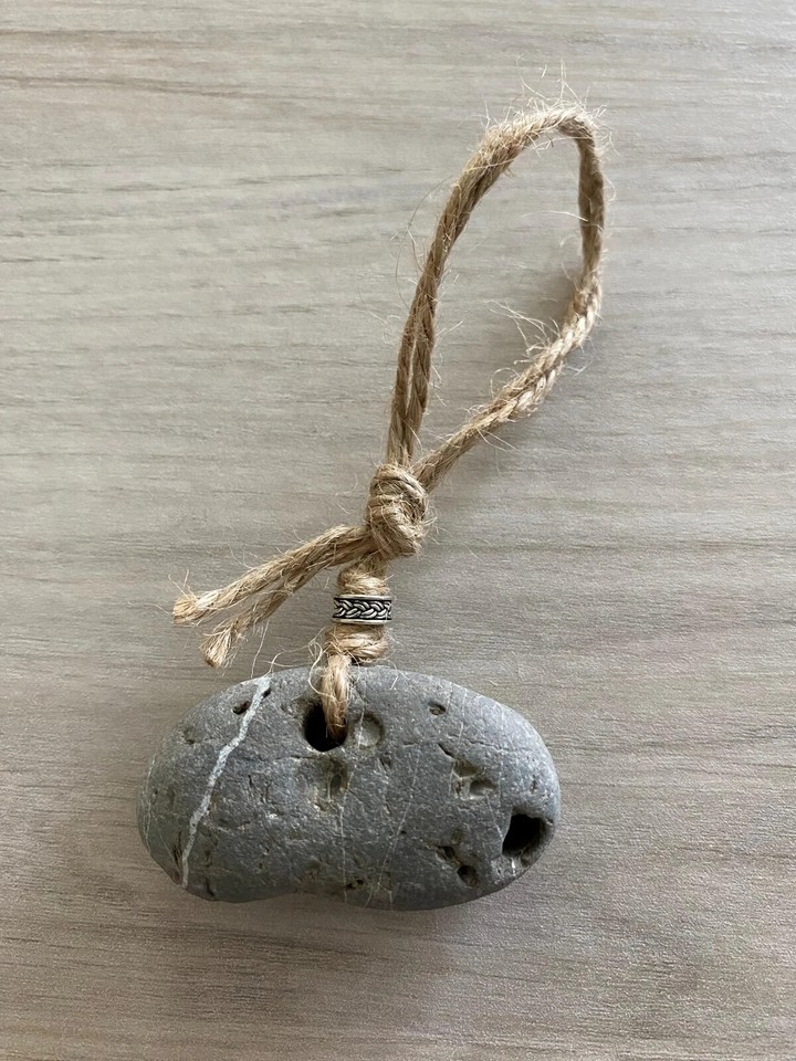 Hag Stone Talisman Holey Stone Amulet Protection Stones Odin Stone ...