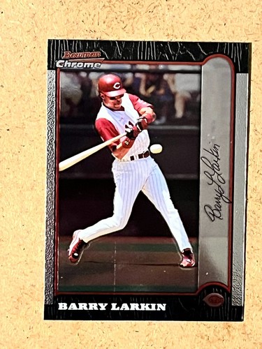 1999 Bowman Chrome Barry Larkin #23 Scratch | eBay