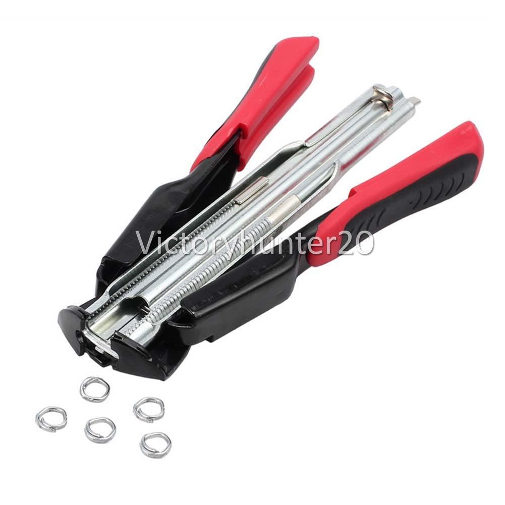SR8 Hog Ring Gun Pliers C Clip Auto Feed Fence Fencing Nailer Wire ...