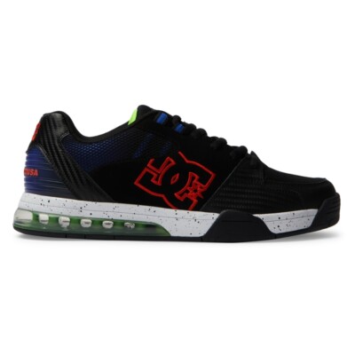 DC Versatile LE Black Red Blue Mens Skate Shoes | eBay Australia
