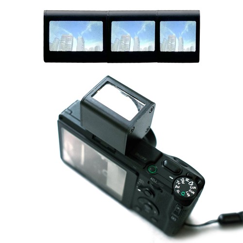 Black Camera 40mm Optical Viewfinder Metal Waist Level Finder ...