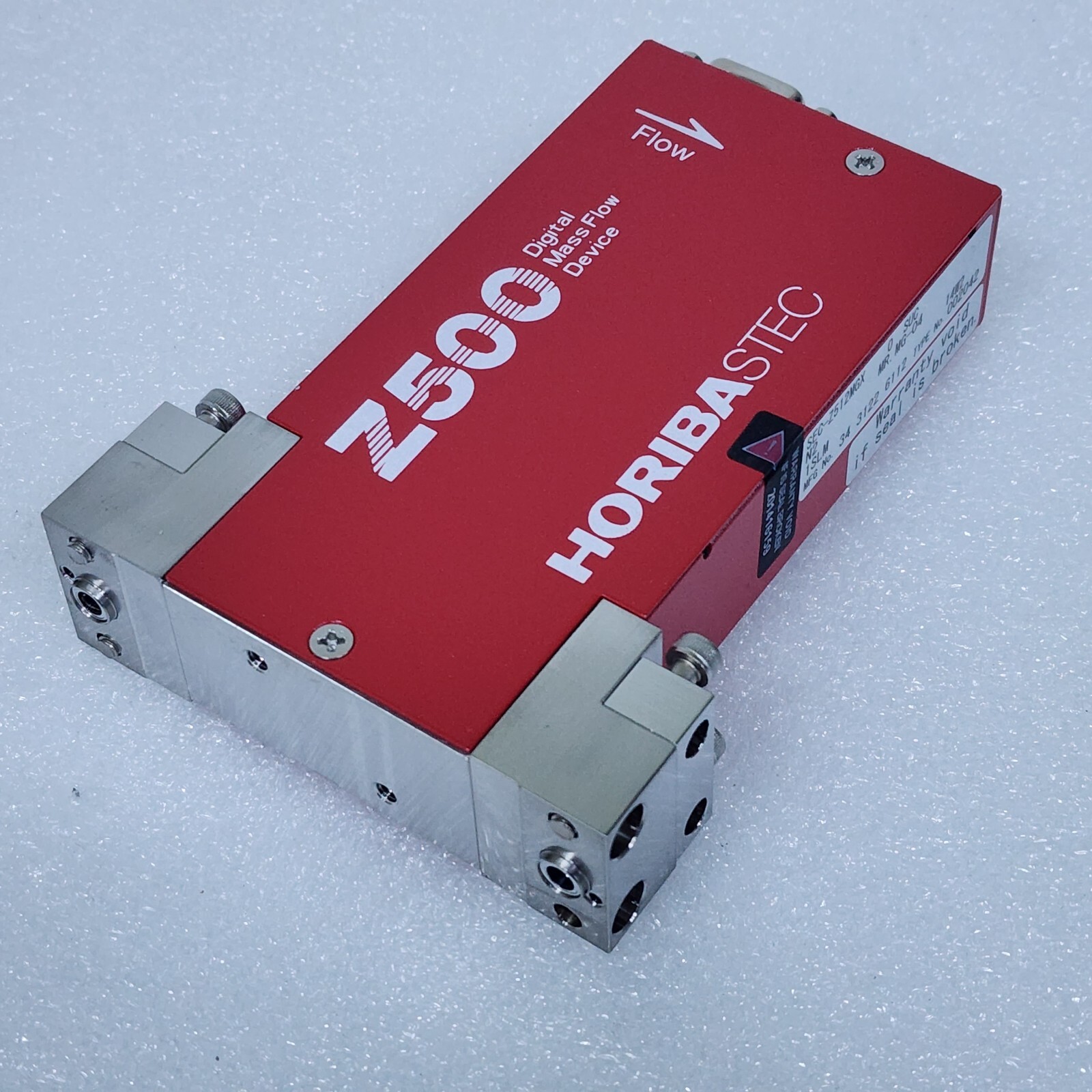 HORIBA STEC SEC-Z512MGX, O SUC,N2 500SCCM MASS FLOW CONTROLLER FREE ...