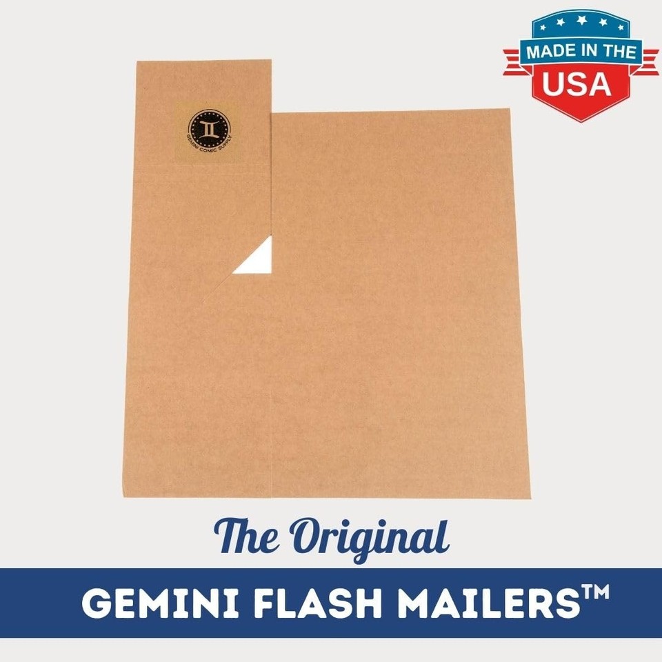 Gemini Comic Book Mailers | 10.75x7.5x1 Inch - Pack of 25 | Easy Fold ...