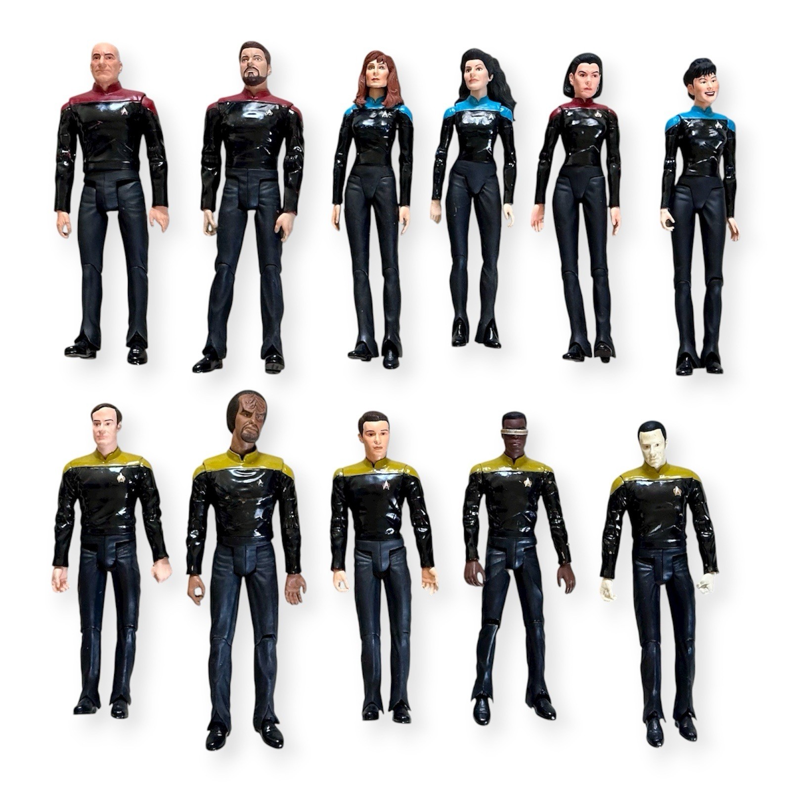 Star Trek Next Generation CUSTOM Figure Lot of 11 - Art Asylum ...