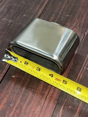 Exhaust Tip Hi-Polished Series Stainless Steel Rectangular Straight | eBay