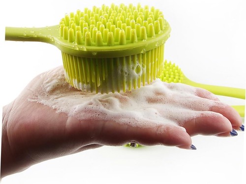 15 Long Handle Bath Brush Soft Bristle Back Body Skin Shower Washing