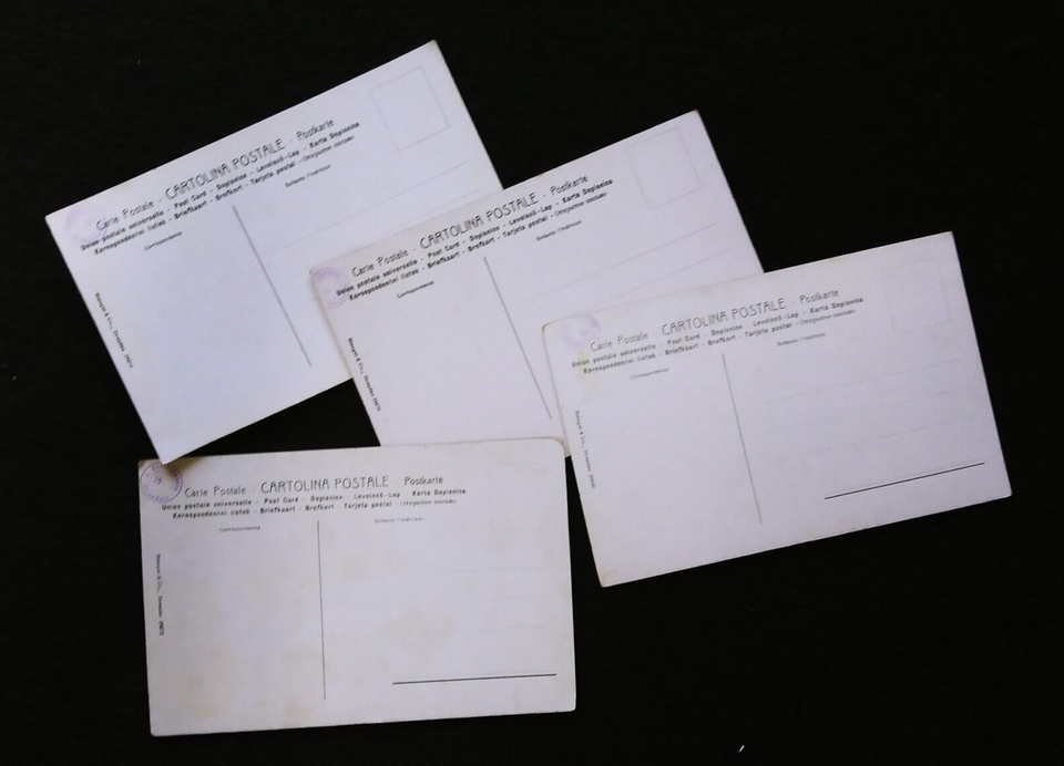 4 Italian Masters Postcards - The Madonna - St. Barbera - La Bella ...