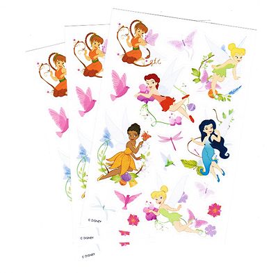 3 New sheets Disney FAIRIES Tinkerbell Faun Scrapbook Stickers! | eBay
