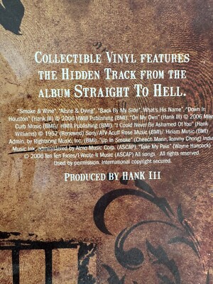 Hank 3 Bonus Album | eBay