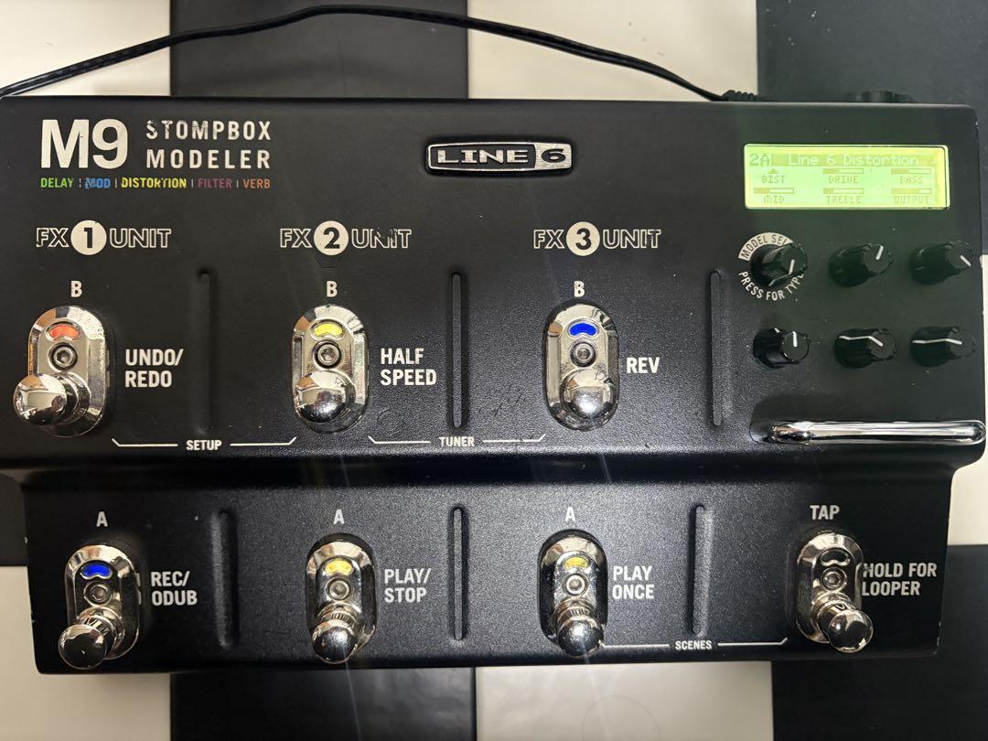 Line 6 6 M9 Stompbox Modeler Multi-Effects Guitar Effect Pedal for sale ...
