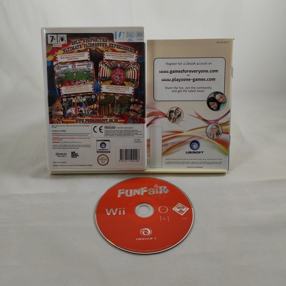 FUNFAIR PARTY Nintendo Wii game with manual | eBay
