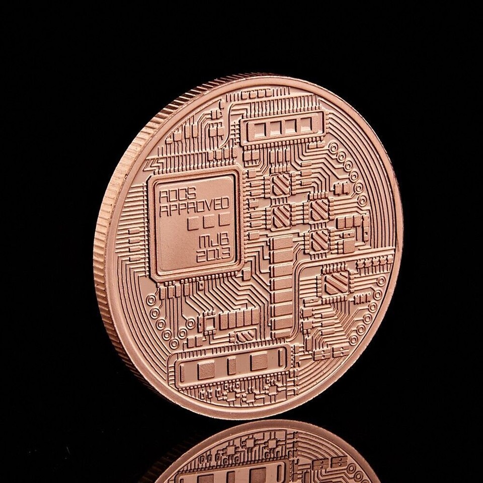 Commemorative Bitcoin Physical Btc Souvenir Copper Coin Art Medal ...