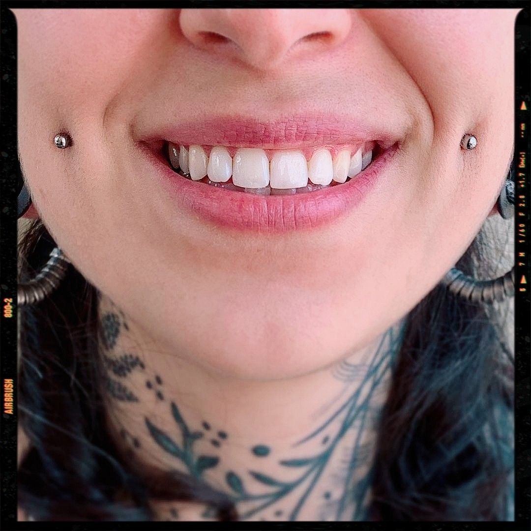 Dimple Piercing Without Jewelry