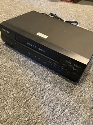 Orion VR313A VHS VCR Video Cassette Recorder With AV Cables Tested No ...