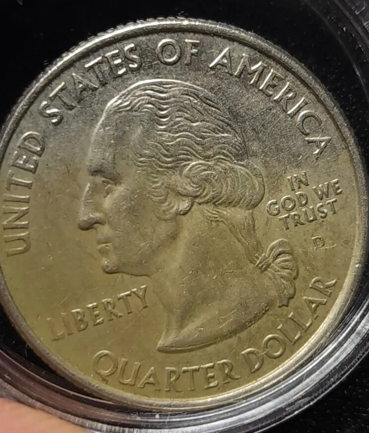 2006 D Washington State S Dakota Quarter Improperly Annealed Planchet ...