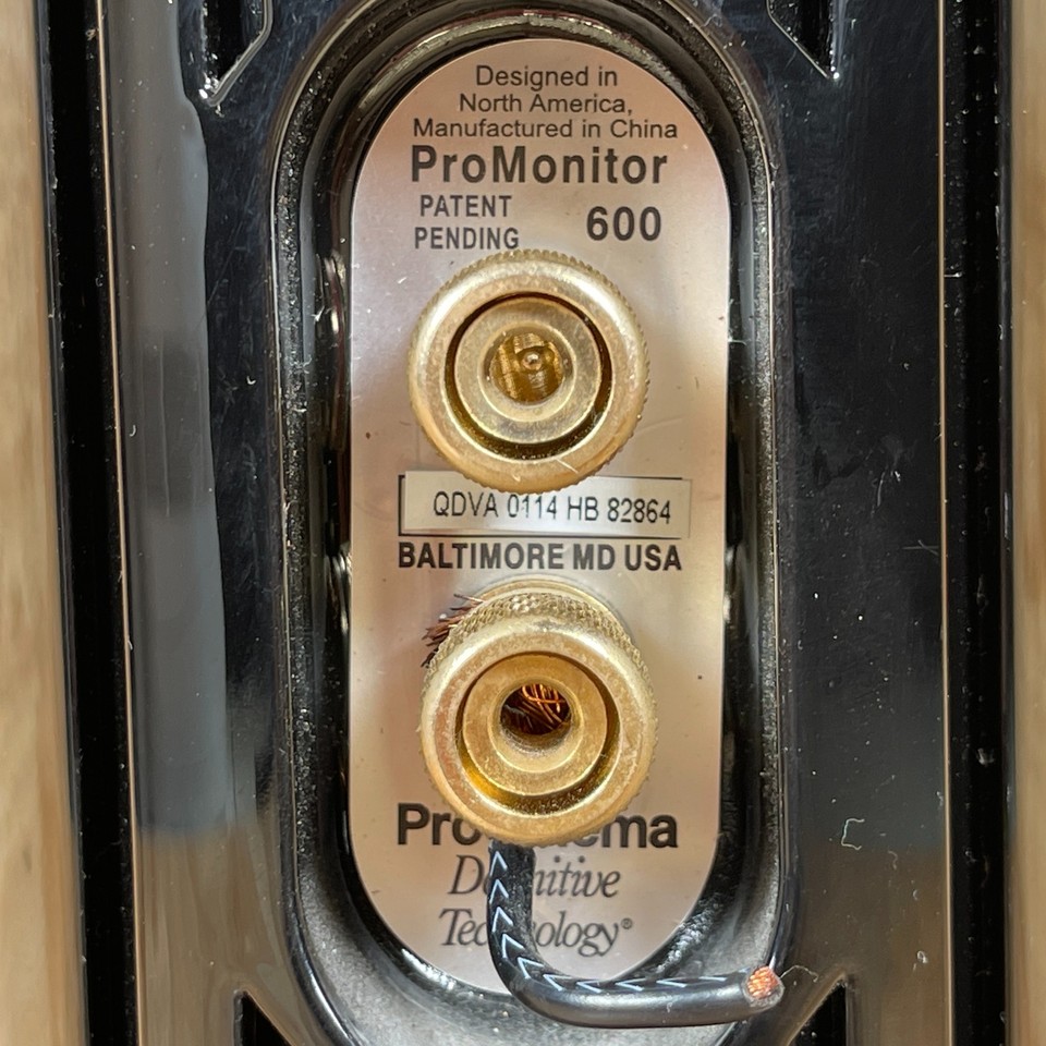 Definitive Technology ProMonitor 600 Black Home Theater Satellite ...