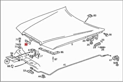 Genuine MERCEDES A124 C124 S124 W124 Cabrio Coupe Sedan Wagon Seal ...