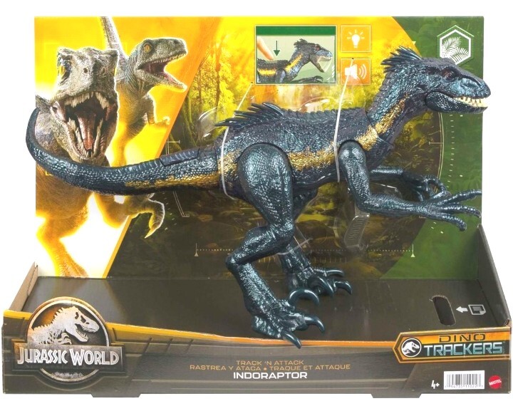 NEW Jurassic World INDORAPTOR Track 'N Attack Dino Tracker Dinosaur NIB ...
