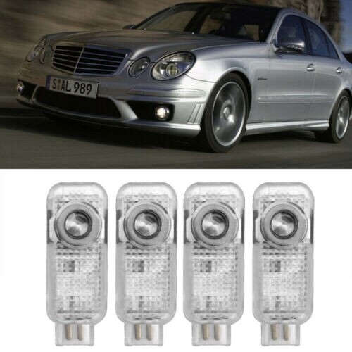 4PCS Mercedes Door Light Car LED Projector Ghost Shadow Lamp For Benz ...