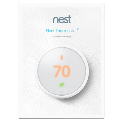 Sealed! Google, T4001ES, Nest Thermostat E Smart Thermostat White B ...