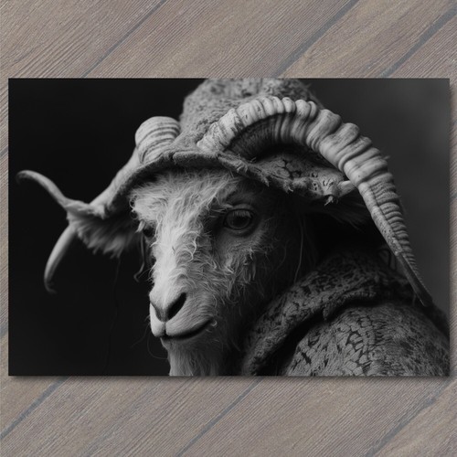 11x17" Goat Monster Weird Creepy Imaginary Friend Nightmare Scary ...
