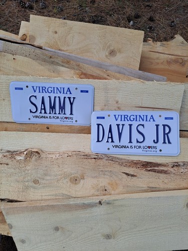 SAMMY DAVIS JR VANITY LICENSE PLATE LAS VEGAS RAT PACK MOULIN ROUGE EL ...