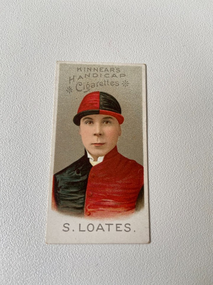 1898 VINTAGE KINNEAR'S Cigarette Card - JOCKEYS SET ONE - #6 - S LOATES ...