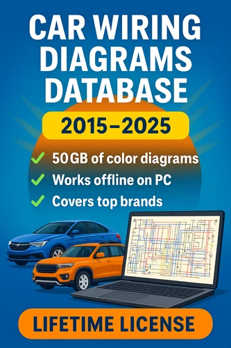 AutoSchemes 2025 USA + EU Car Wiring Diagrams 50GB | Offline USB DRIVE