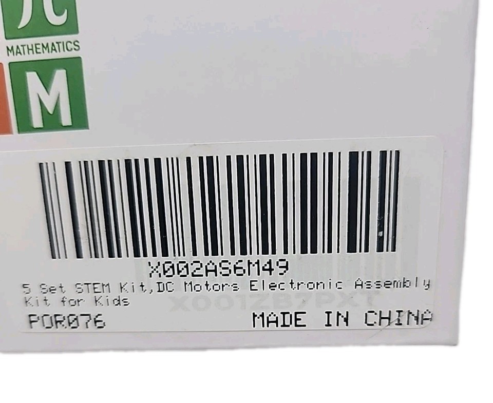 Poraxy 5 in 1 STEM Kits for Kids Age 8+ DC Motor Electronic Assembly ...