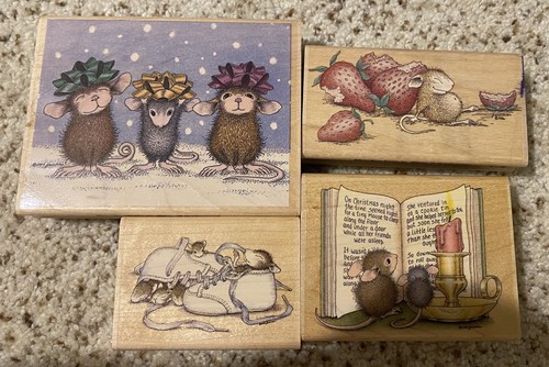 House Mouse Designs Rubber Stamps Lot Of 23 Assorted Stampabilities ...