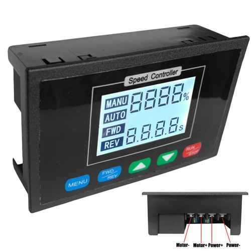 Digital PWM Motor Speed Controller DC 12V 24V 36V 48V Time Forward ...