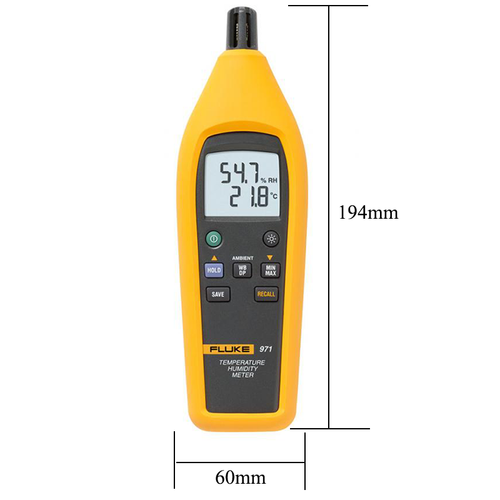 Fluke 971 Temperature Humidity Meter Quick-response Capacitance Sensor ...