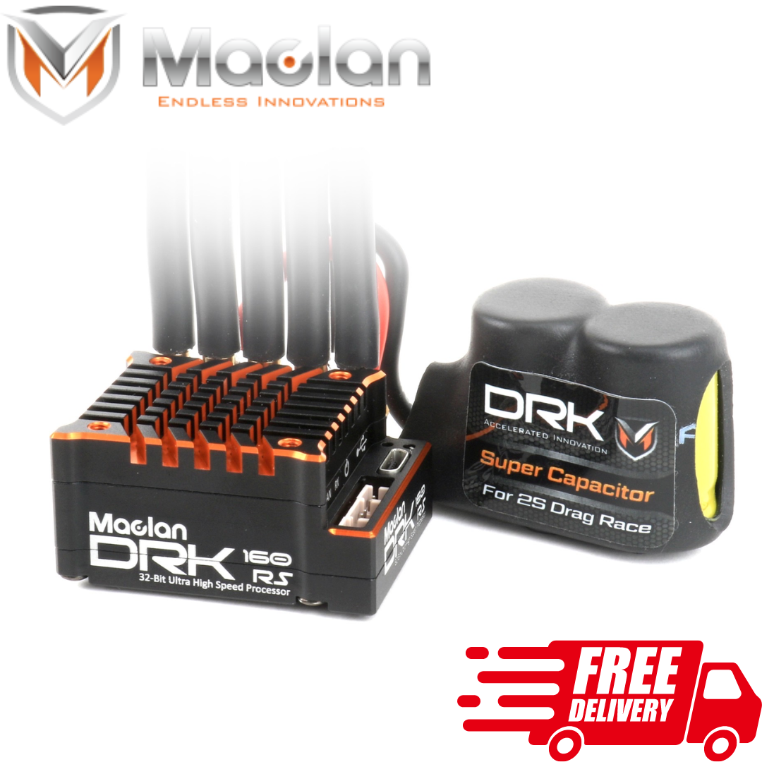 Maclan DRK 160 RS Edition ESC Drag Race NPRC RC Car No Prep Speed ...